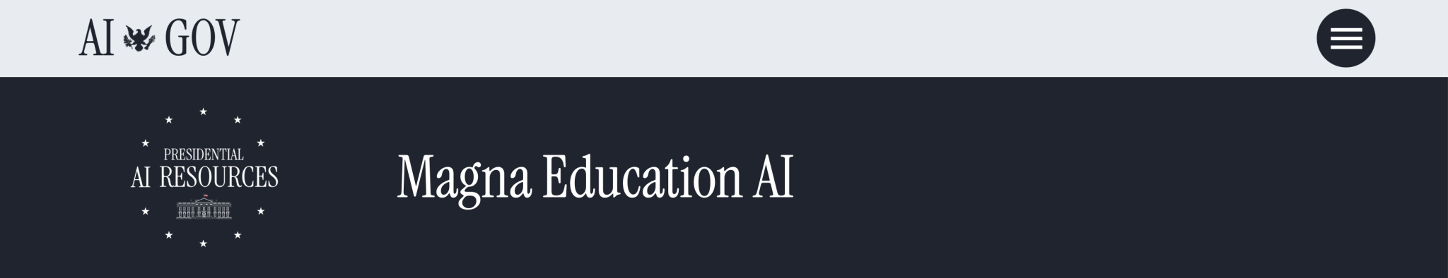 Magna Education Featured on White House Presidential AI Resources ...